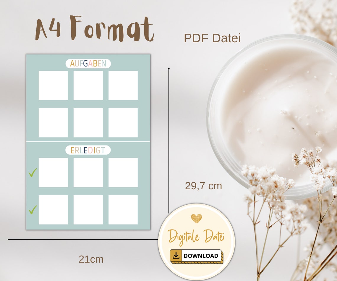 Tasks and Duties Routine Cards Children Set Montessori Planning Print ...