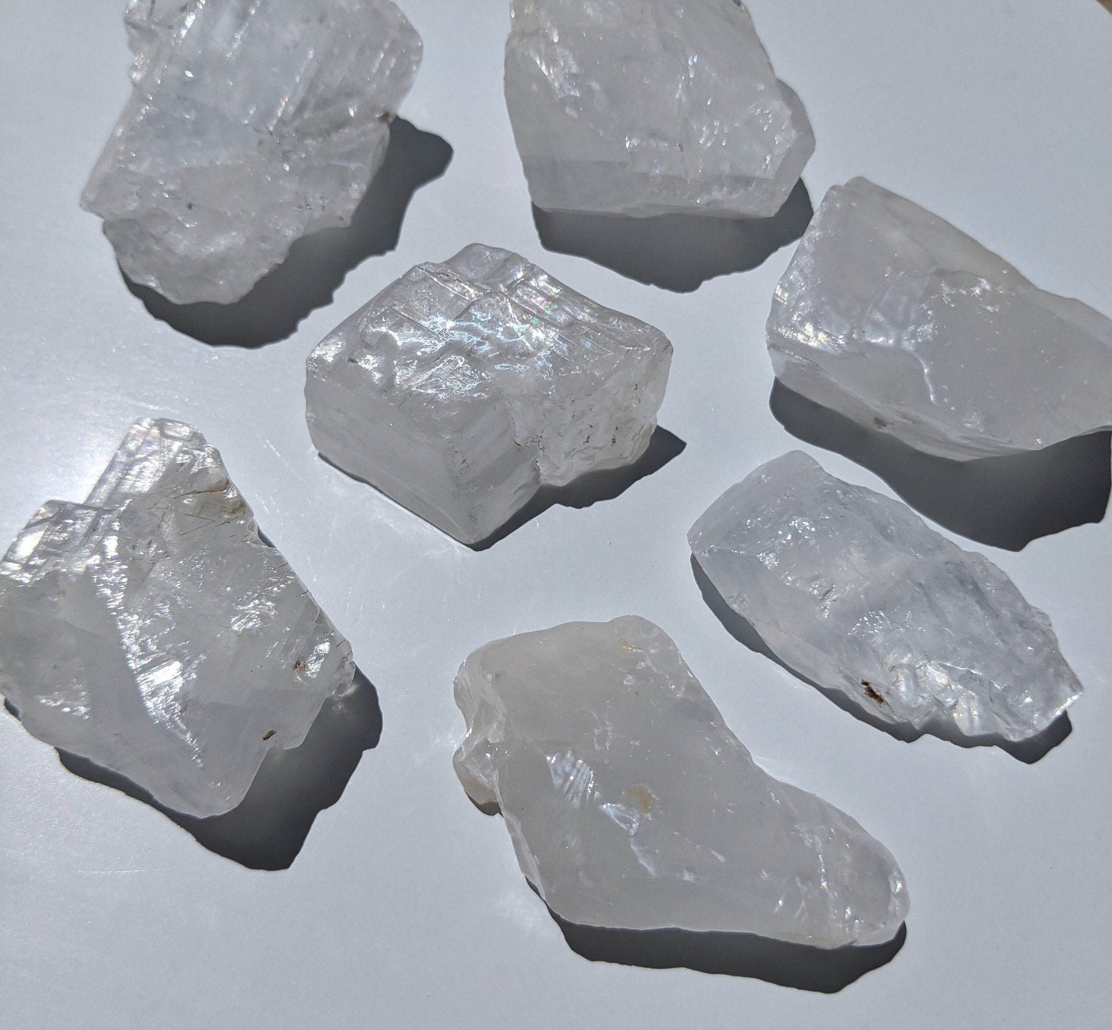 Clear Calcite Pieces | Etsy