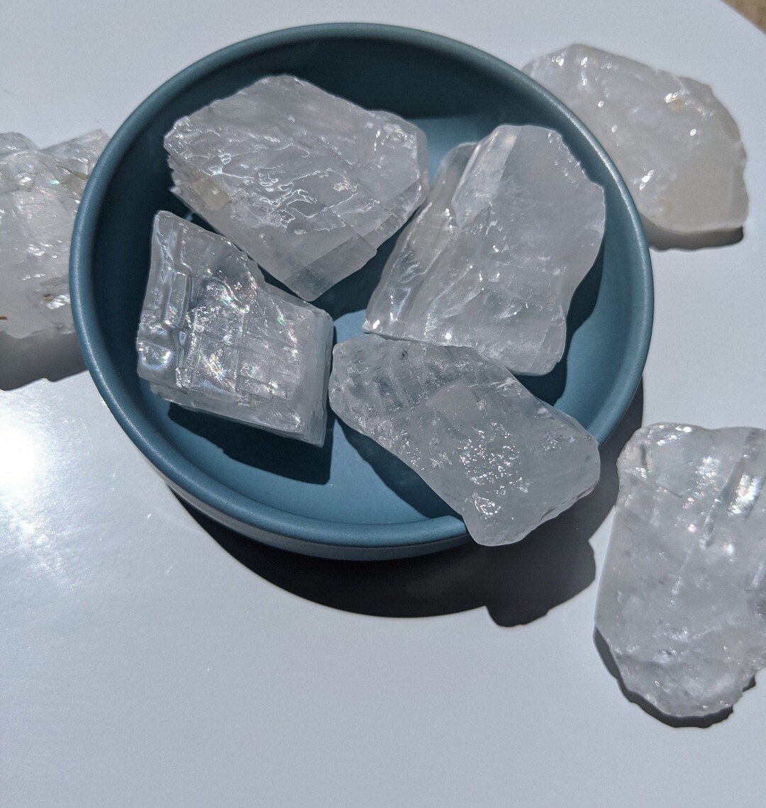 Clear Calcite Pieces - Etsy