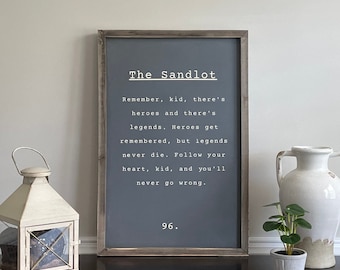 Sandlot Quote - Etsy