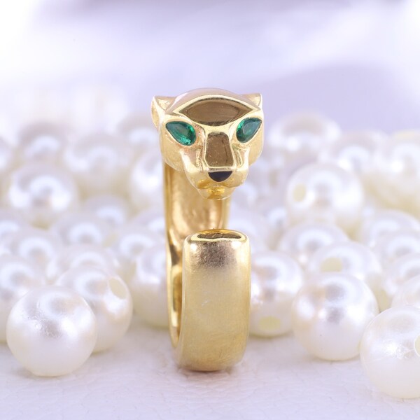 Emerald Panther Ring - Etsy