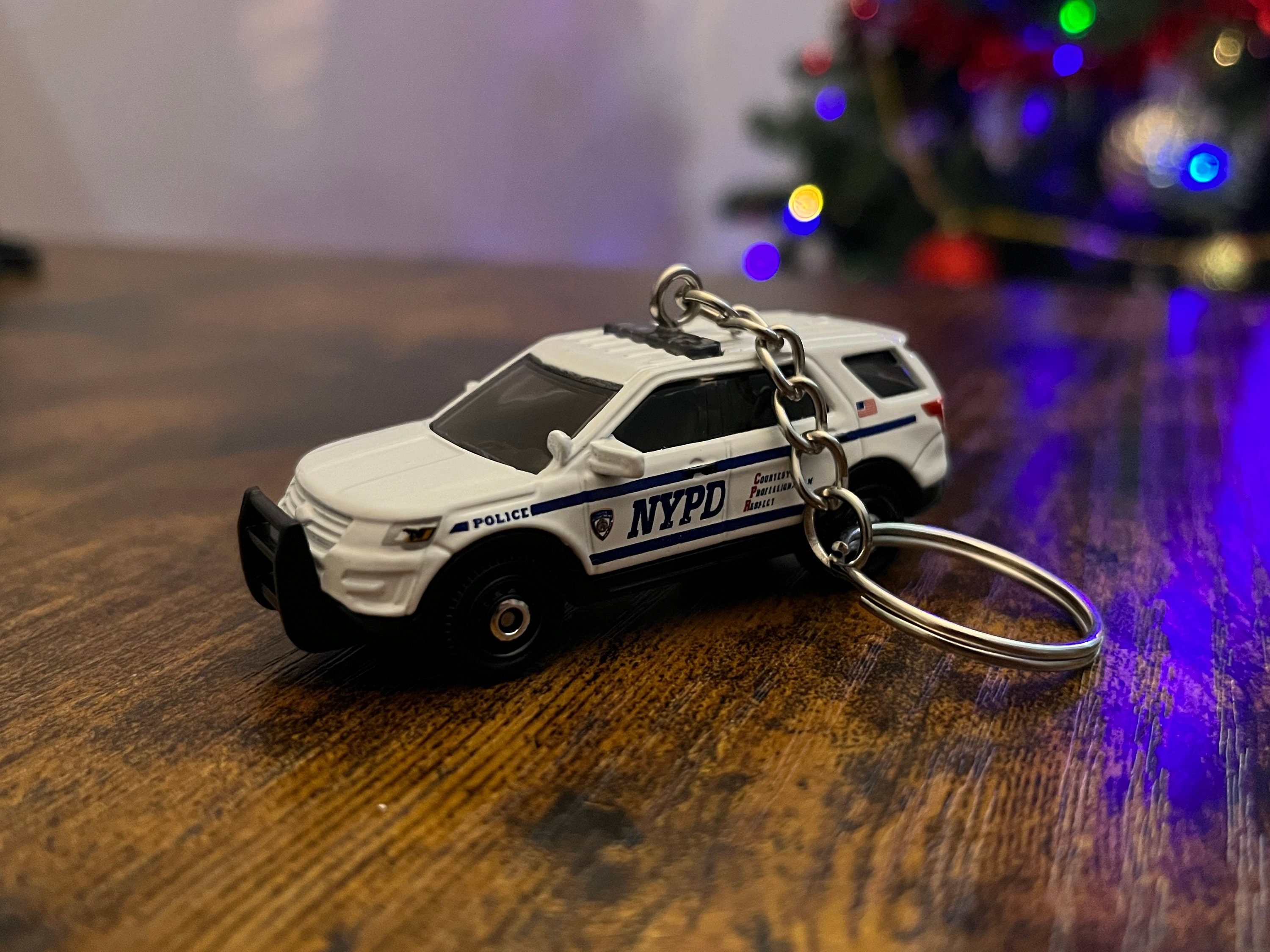 NYPD Explorer Keychain - Etsy