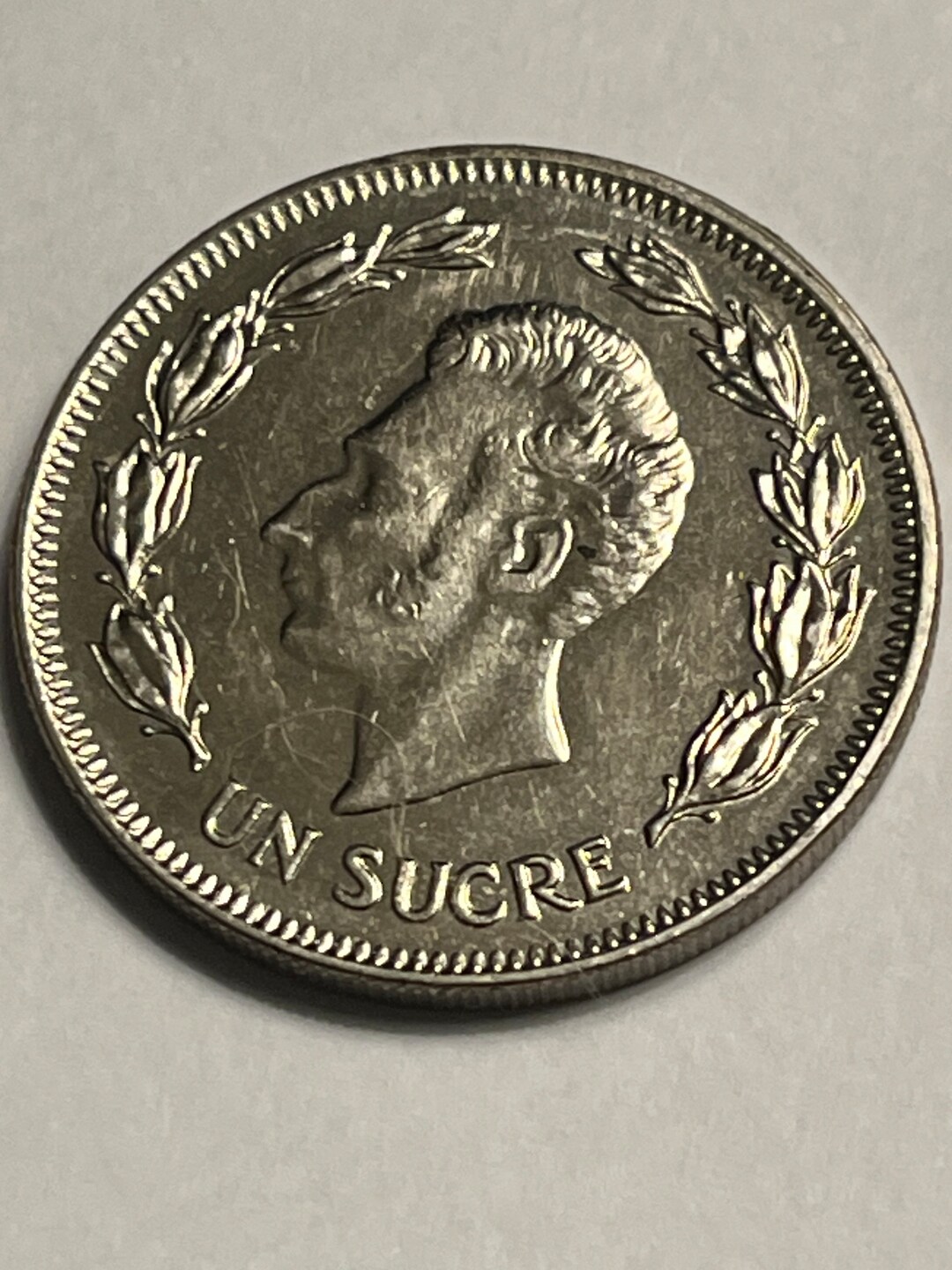 1986 Ecuador UN SUCRE Coin RARE - Etsy