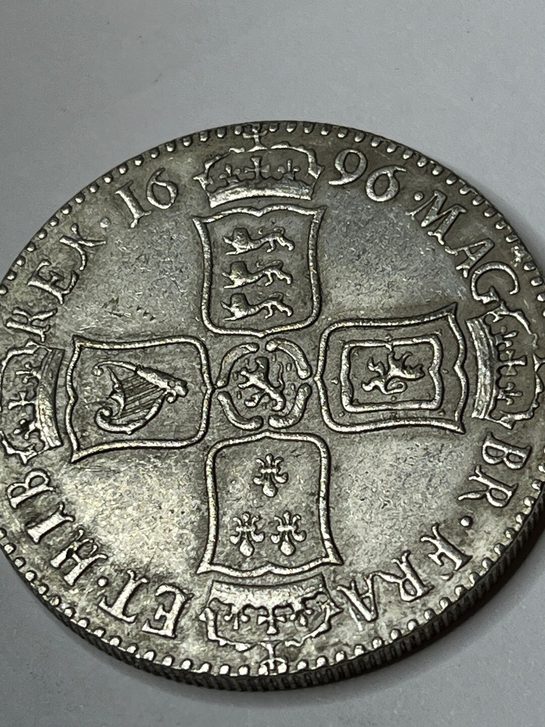 1696 CROWN Coin King Charles II COPY - Etsy