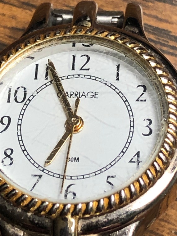 Vintage Carriage By Timex Quartz 30m Watch Gold Silve… - Gem