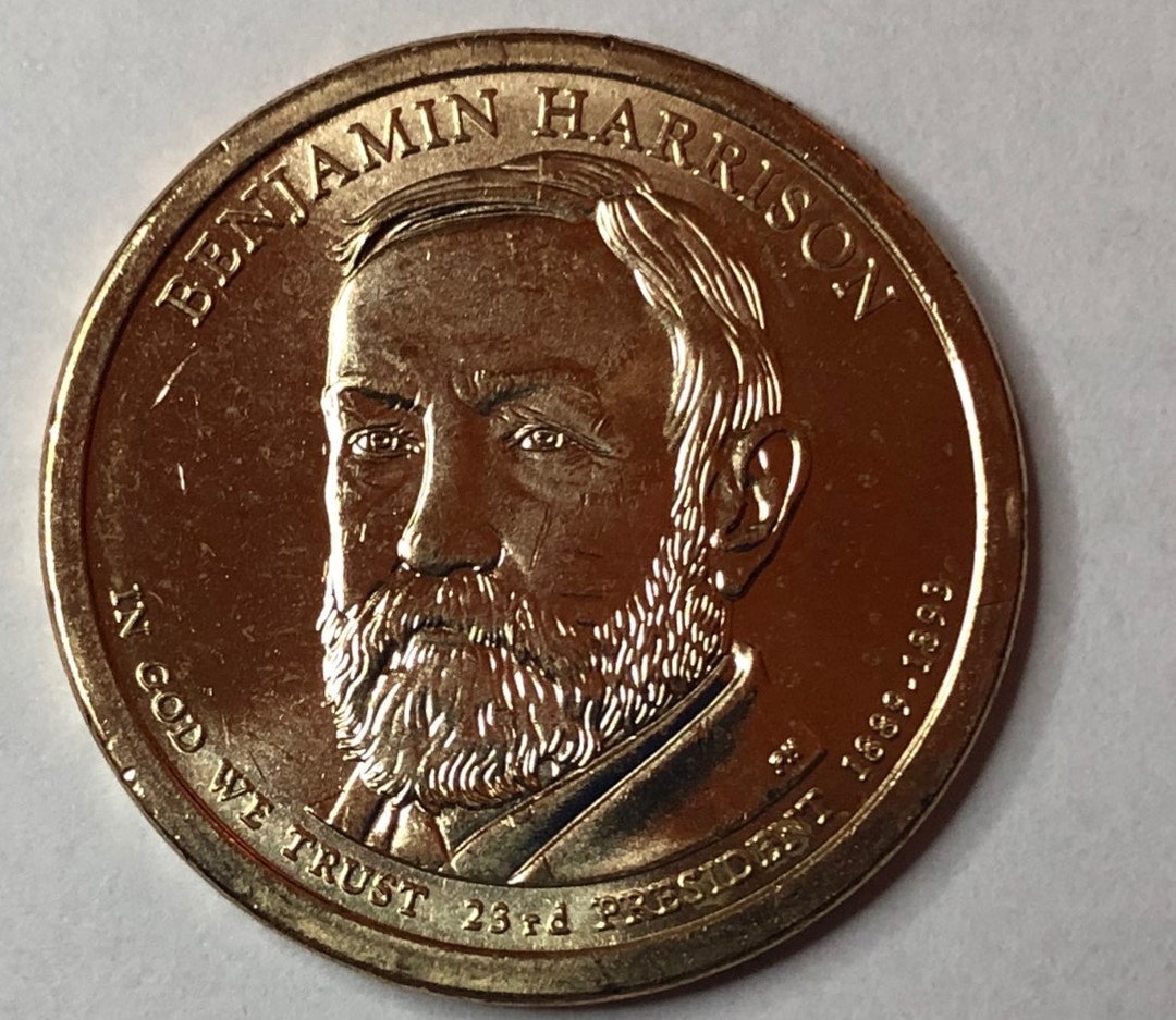2012 Benjamin Harrison Presidential Dollar Coin - Etsy