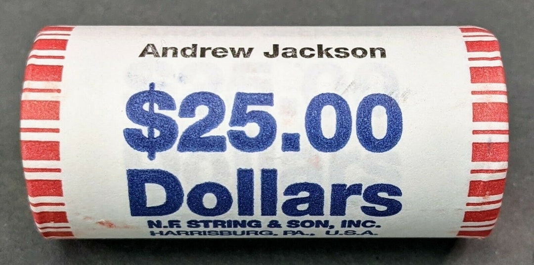 2008 P Andrew Jackson Presidential Golden Dollar Roll - Etsy