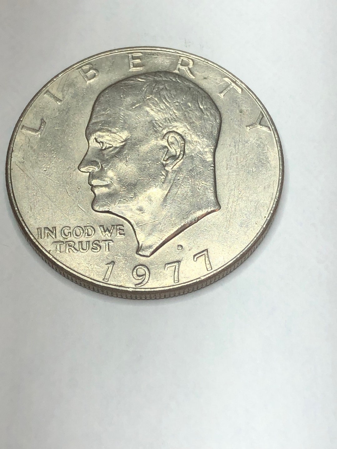 1977 D One Dollar Coin Liberty Eisenhower Circulated - Etsy