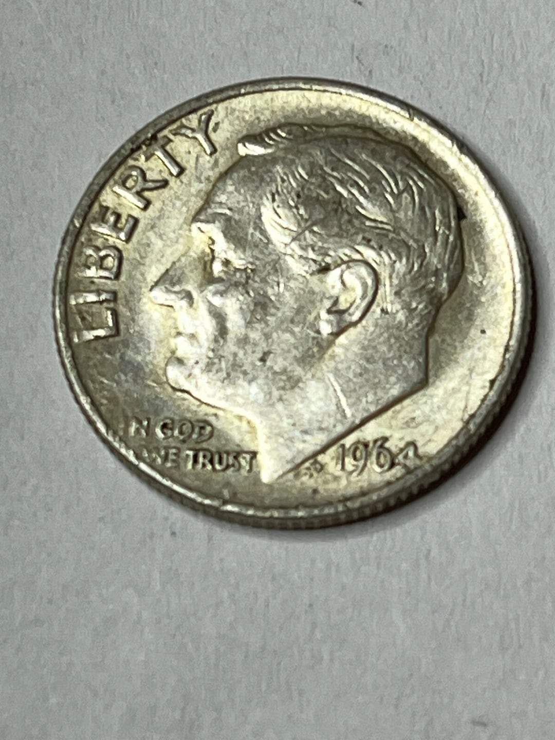 1964 P Roosevelt Dimes US 10 Cent U.S America SILVER Coin - Etsy