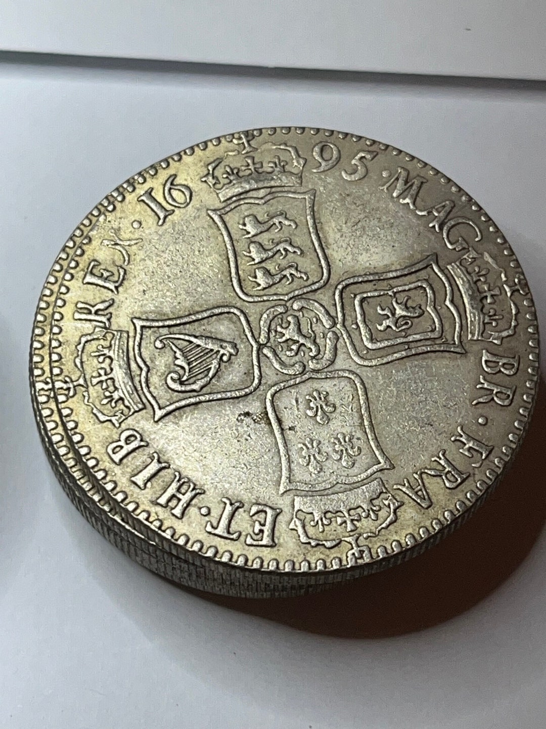 1696 CROWN Coin King Charles II Copy - Etsy