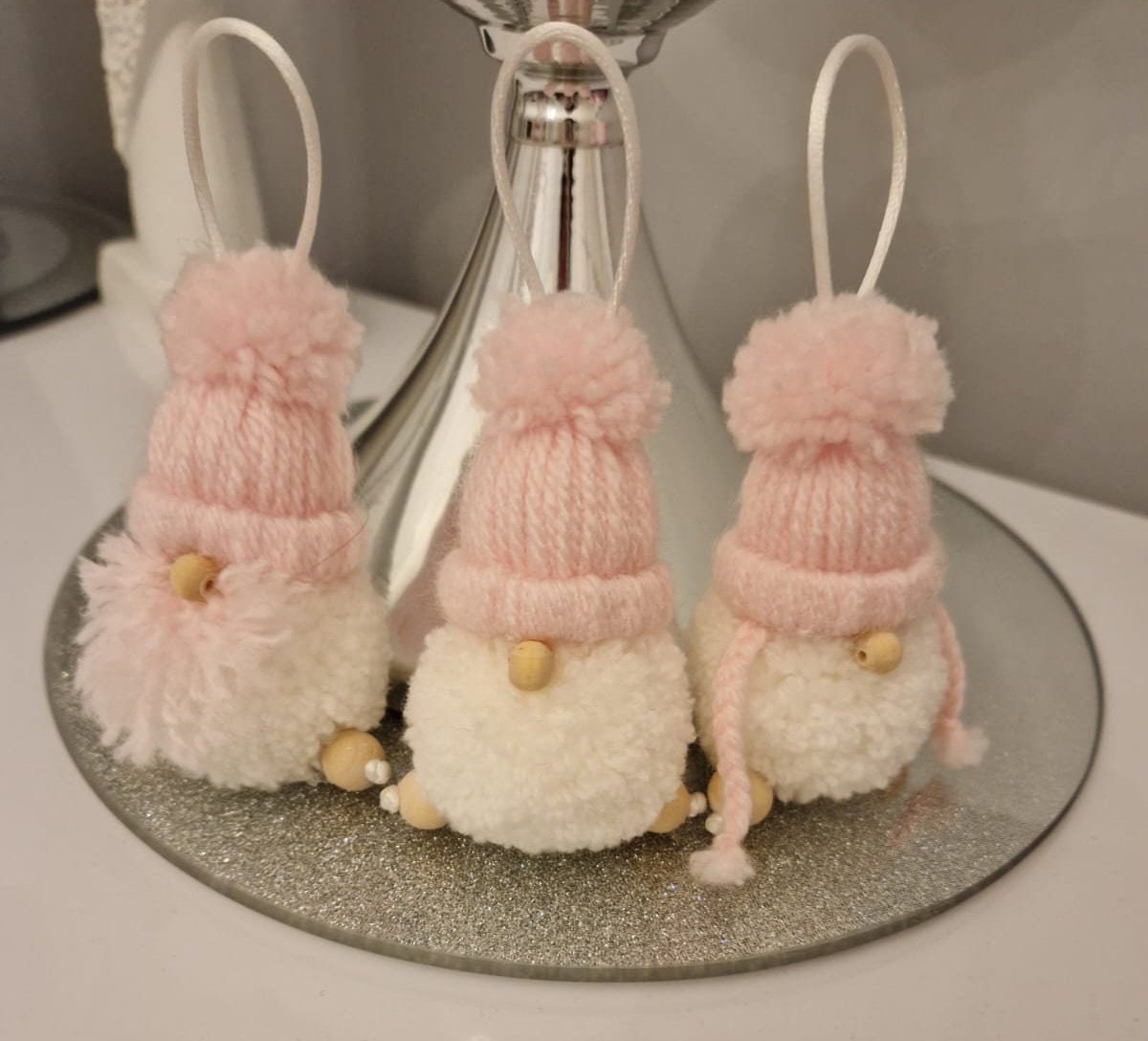 Set of 3 Christmas Gonk Tree Decorations, Gift Idea. Set of 3, Stocking ...