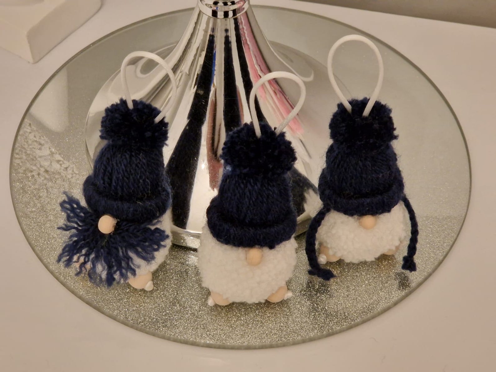 Set of 3 Christmas Gonk Tree Decorations, Gift Idea. Set of 3, Stocking ...