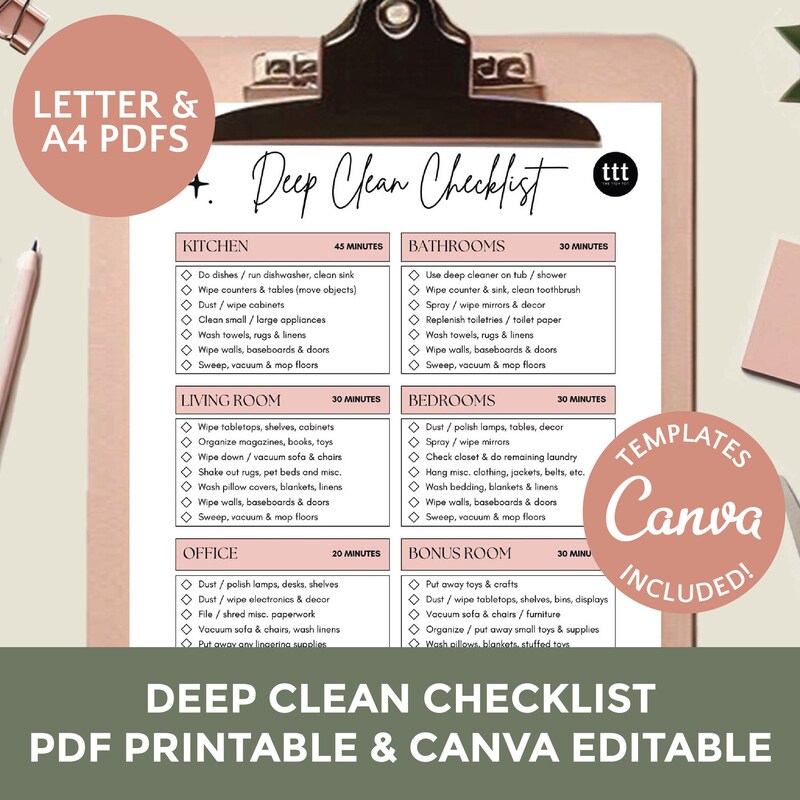 Deep Cleaning - Etsy