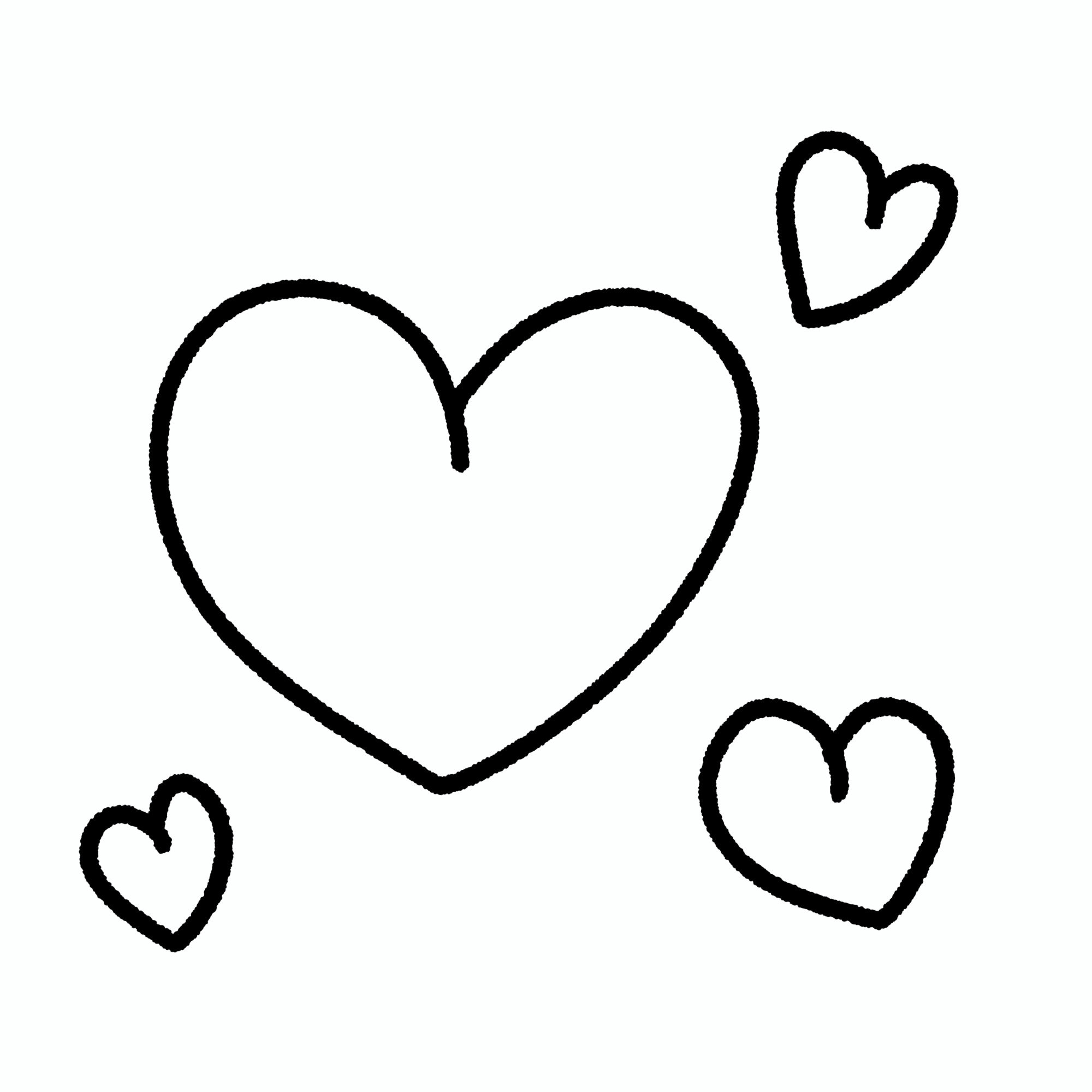 Heart Png, PDF, Silhouette PNG, Simple Hearts, Valentine Day PNG ...
