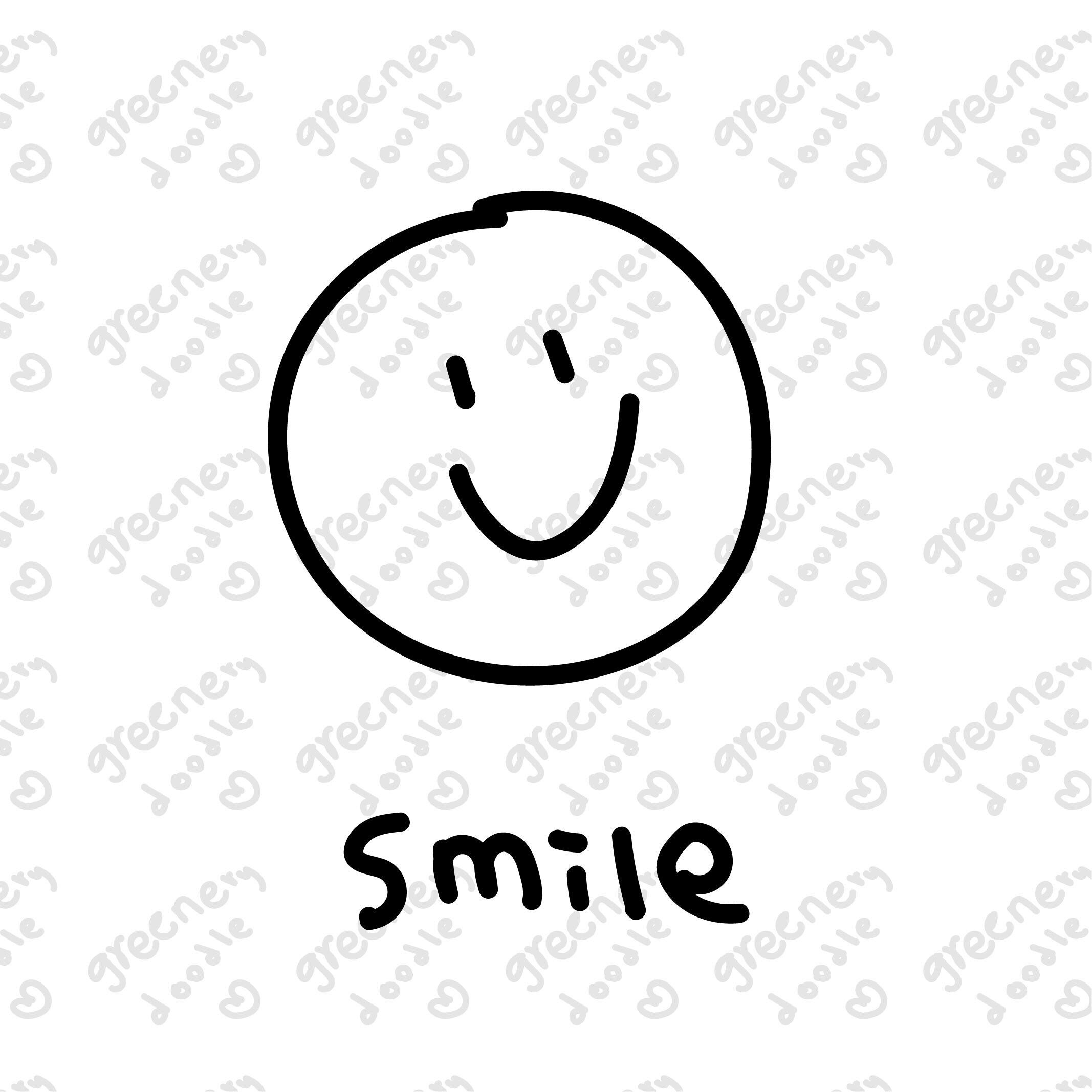 Hand Drawn Smile, Star, Doodle Smile, Doodle Star, Scribble Smile&star ...