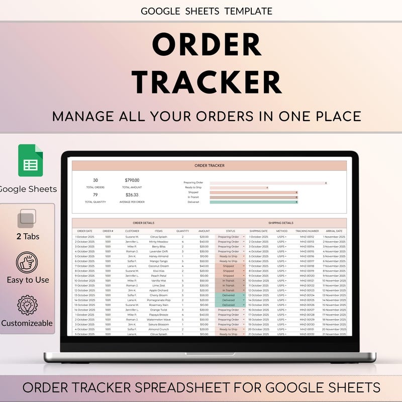 Shopify Order Tracker - Etsy
