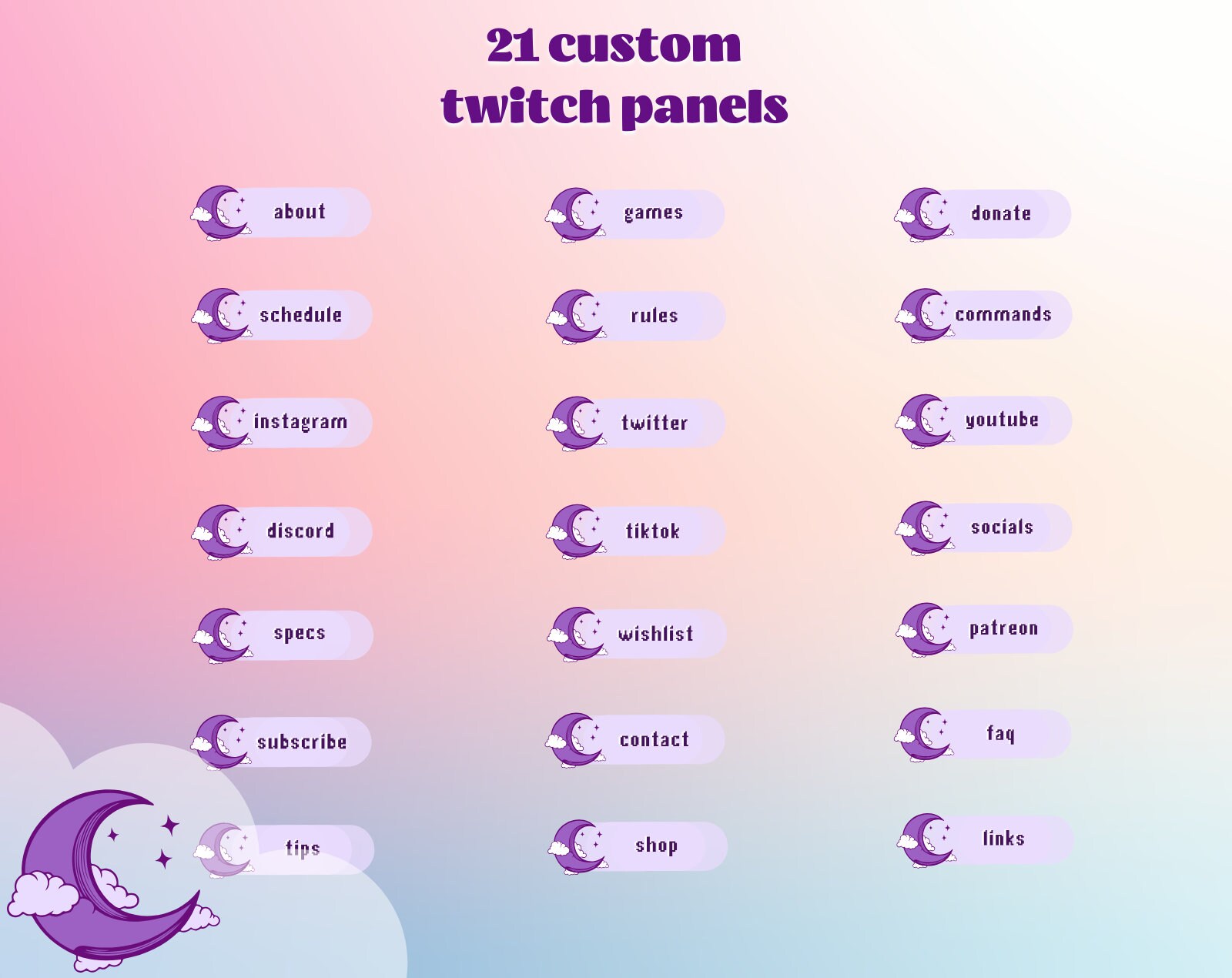 Magic Themed Fully Aminated Stream Overlay for Twitch, Youtube, OBS ...