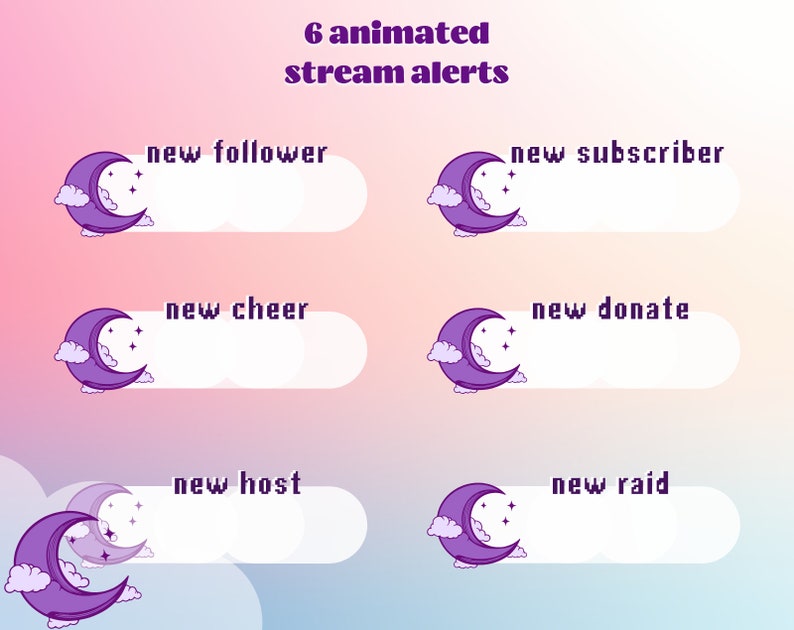 Magic Themed Fully Aminated Stream Overlay for Twitch, Youtube, OBS ...