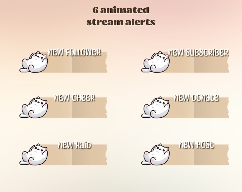 Fully Aminated Stream Overlay for Twitch, Youtube, Streamlabs OBS ...