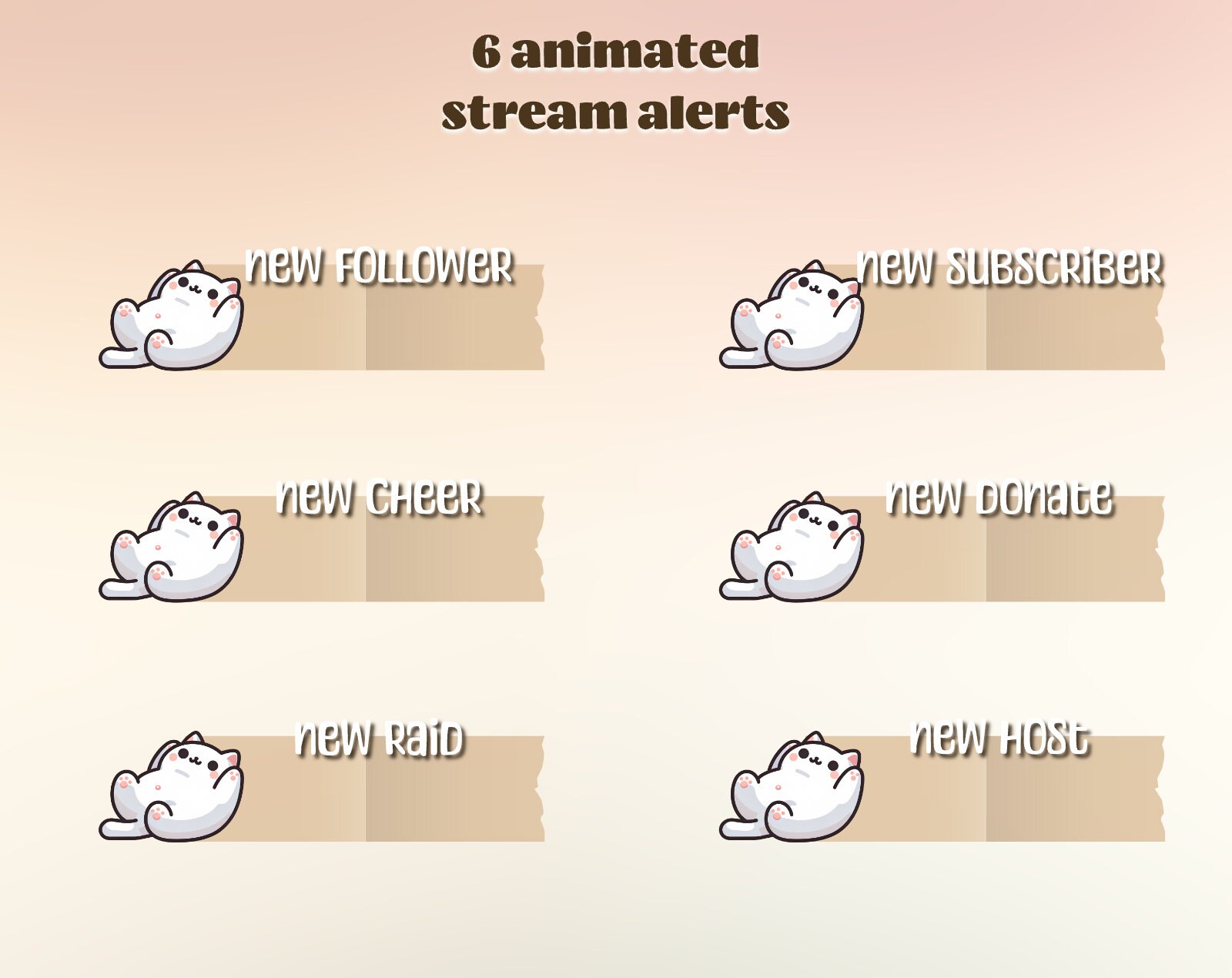 Fully Aminated Stream Overlay for Twitch, Youtube, Streamlabs OBS ...