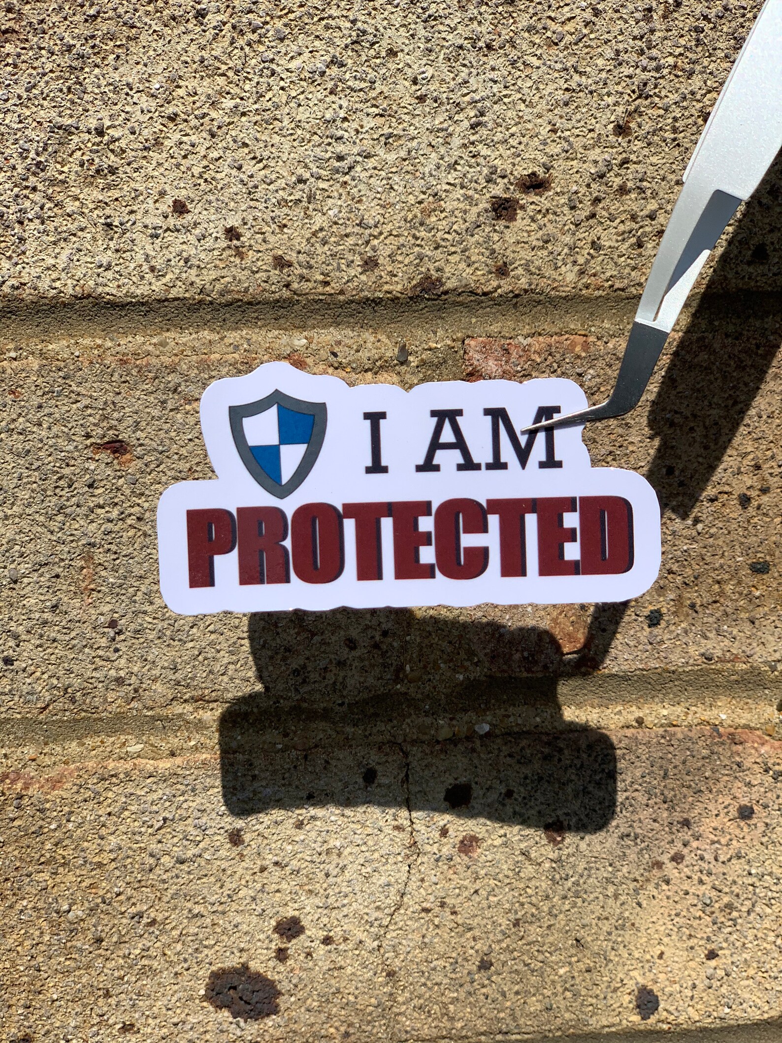 I am Protected Sticker Laptop Sticker Bumper Sticker | Etsy