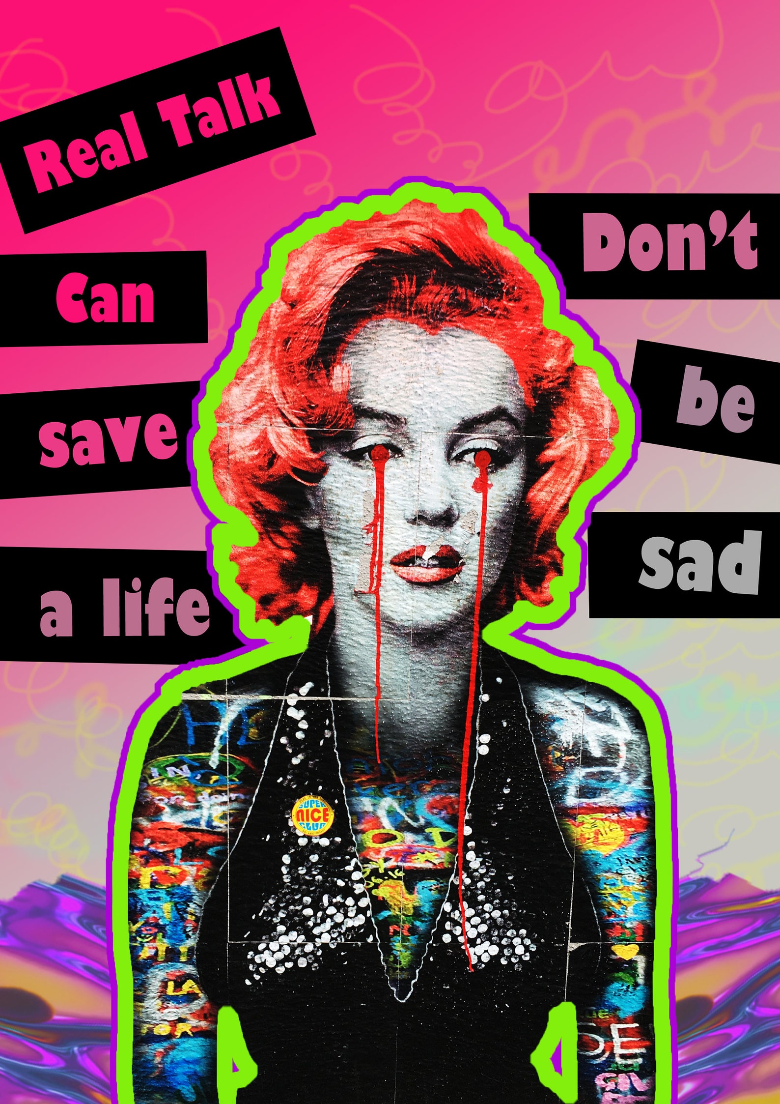 Indie Aesthetic Retro Collage Poster A4A1, Physical Prints, Fine Art ...