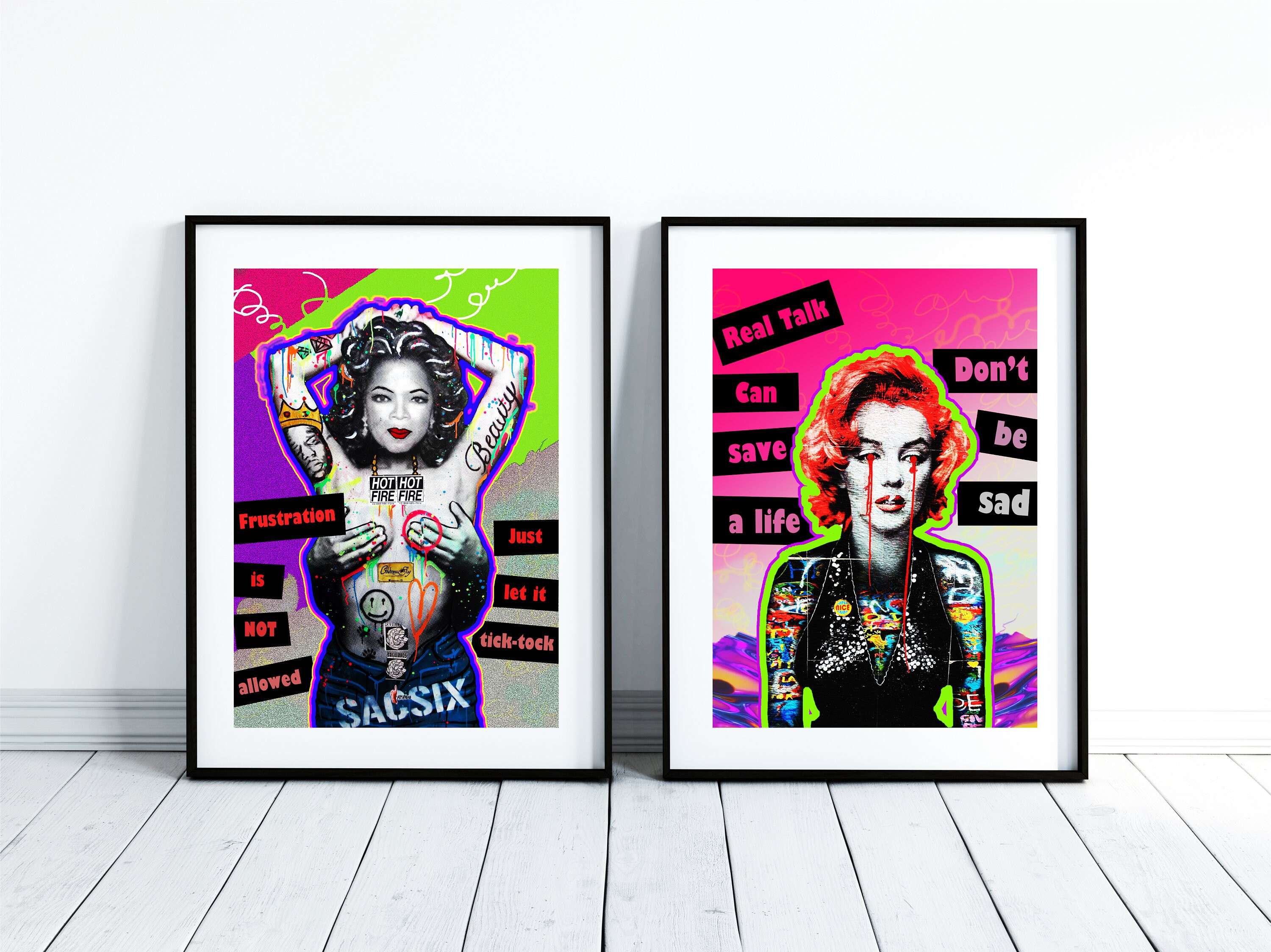 Indie Aesthetic Retro Collage Poster A4A1, Physical Prints, Fine Art ...