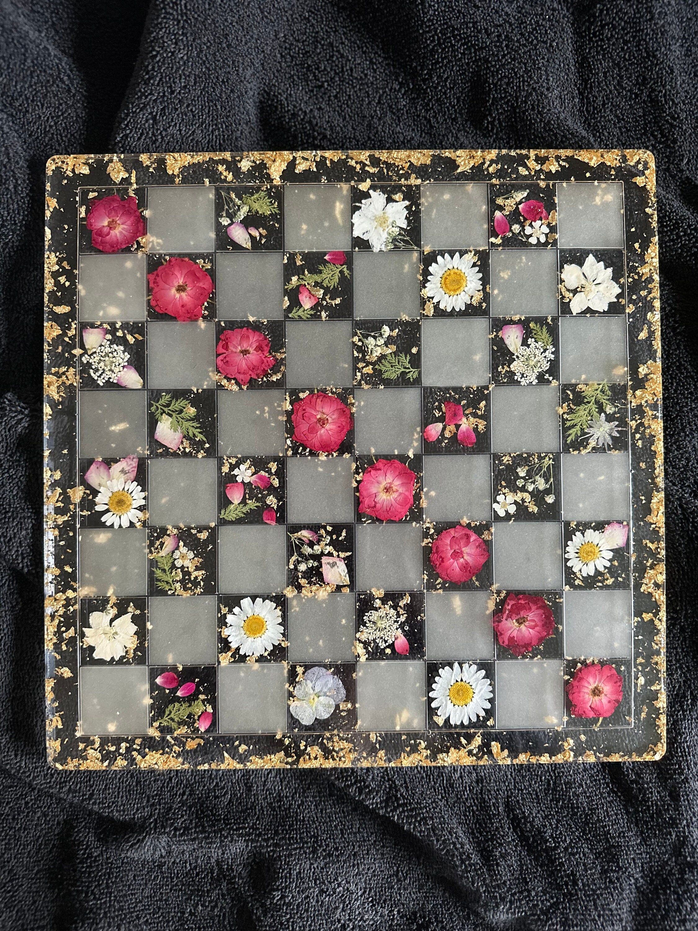 Botanical Chess Board - Etsy