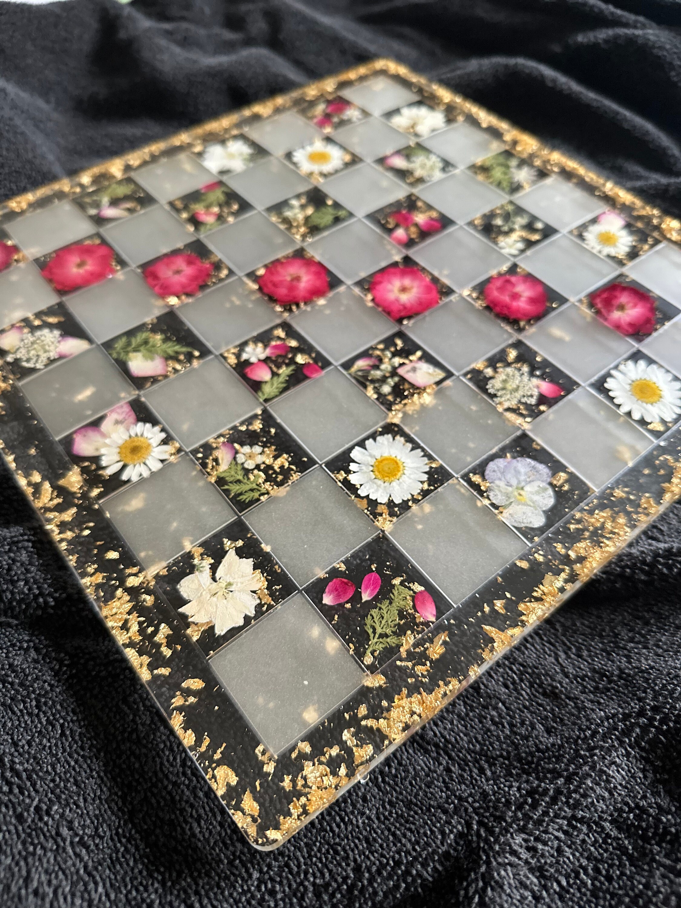 Botanical Chess Board - Etsy