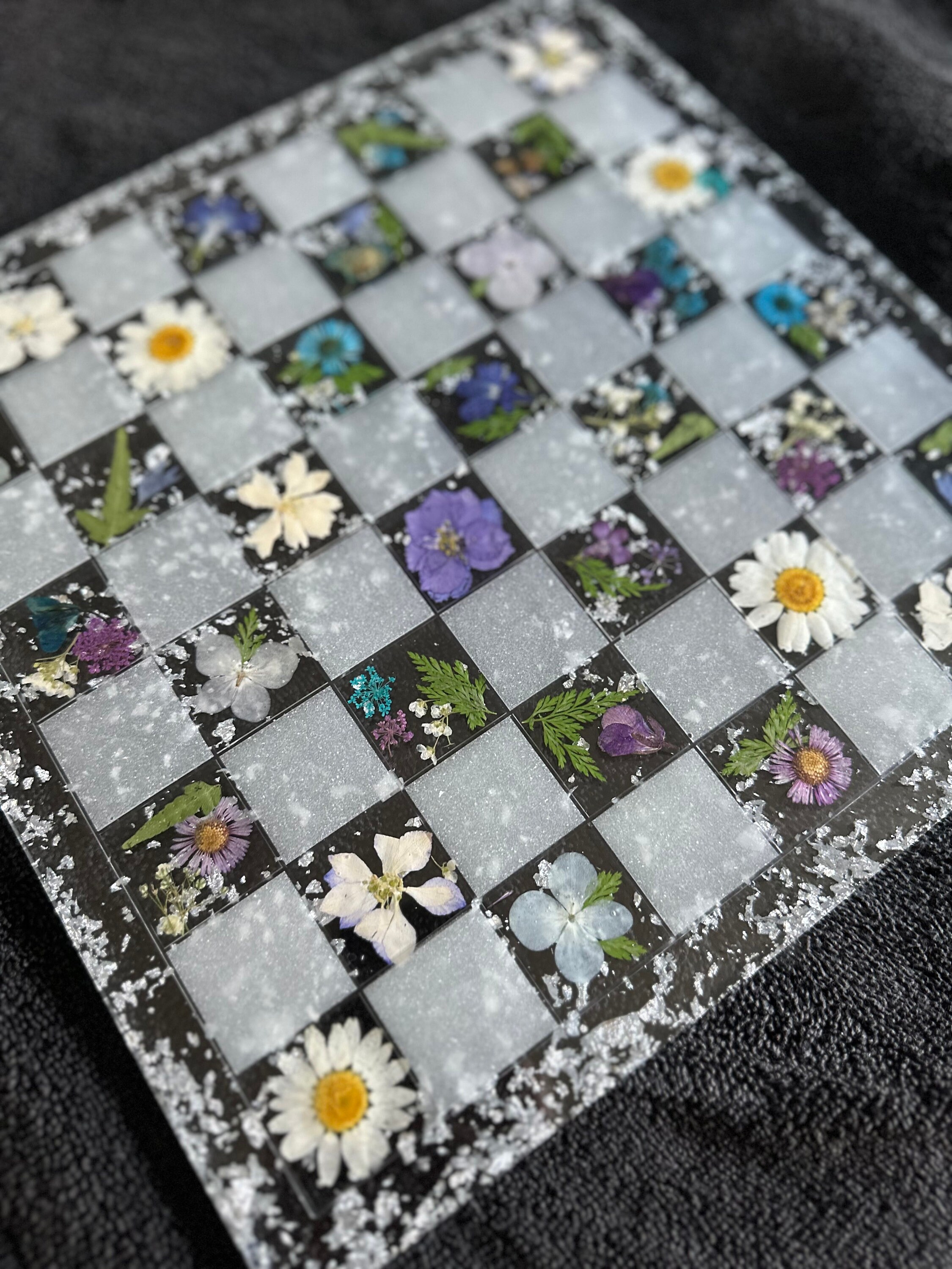 Botanical Chess Board - Etsy