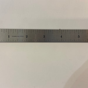 6 Inch Machinists Ruler - Etsy
