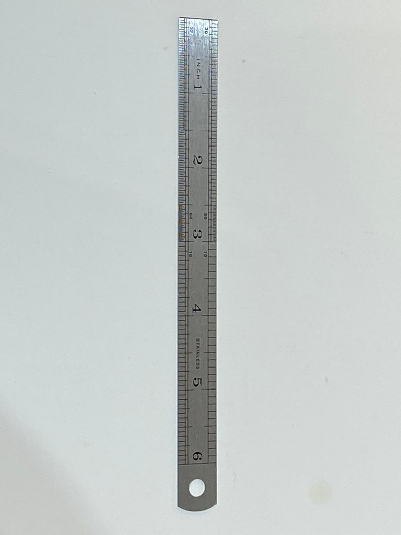 6 Inch Ruler - Etsy