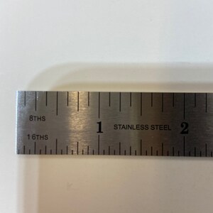 6 Inch Machinists Ruler - Etsy