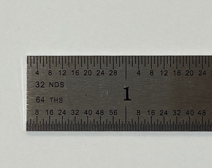 6 Inch Machinists Ruler - Etsy