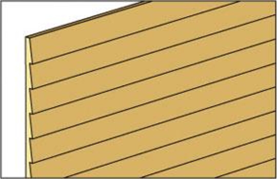 1/4" Lap Clapboard Siding - Etsy