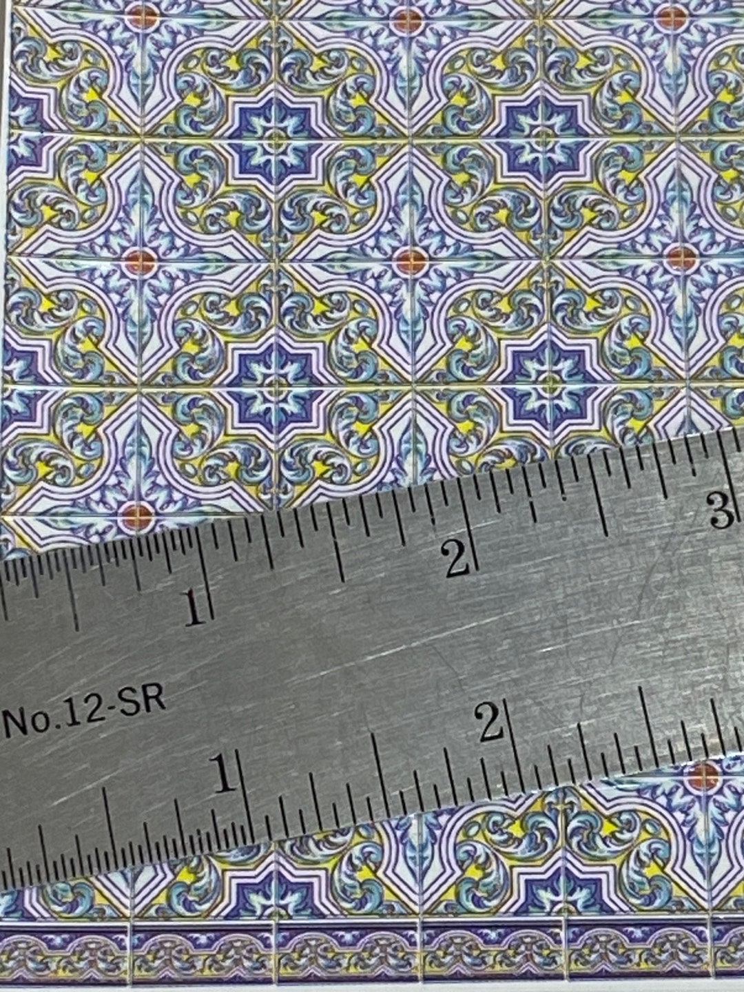 1/12" Delft Wall Tile Sheets - Etsy