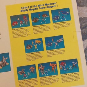 Micro Machines Mega Battle Collector's Set Mighty Morphin Power Rangers ...