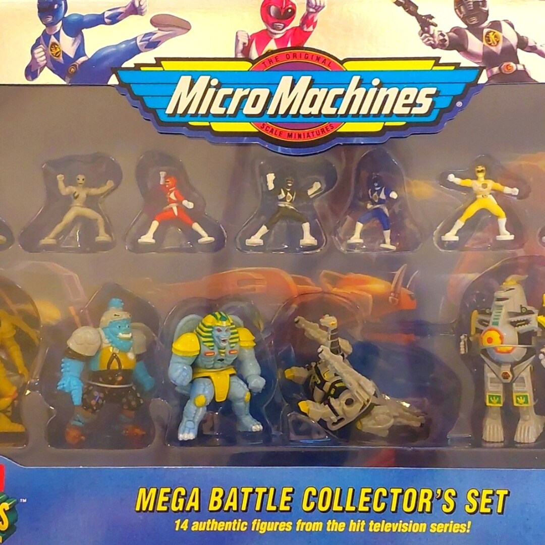 Micro Machines Mega Battle Collector's Set Mighty Morphin Power Rangers ...