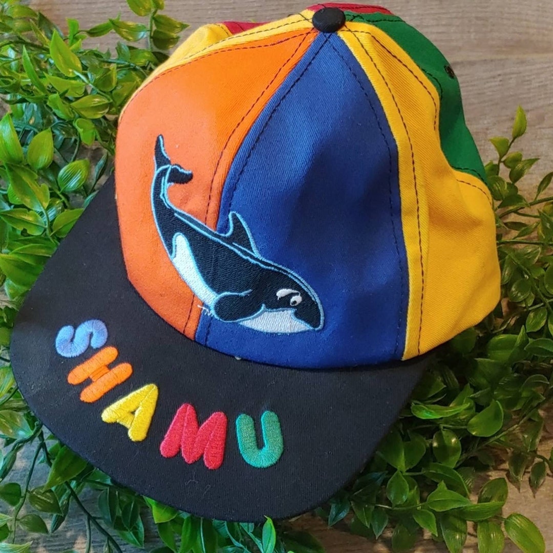 Vintage Shamu Rainbow Snapback Trucker Hat - Etsy