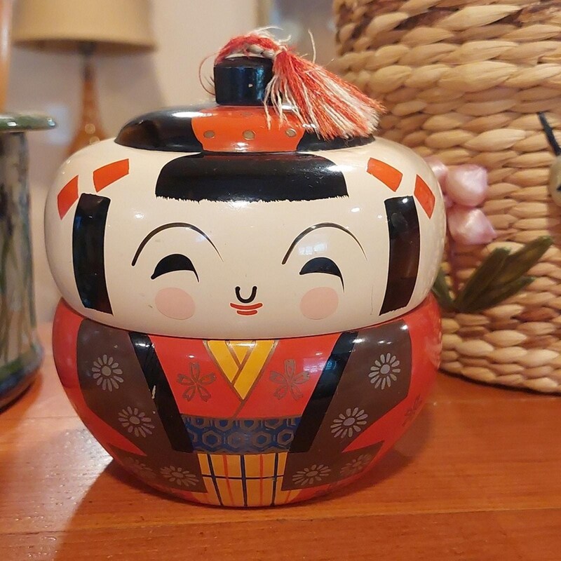 Japanese Kokeshi Box - Etsy