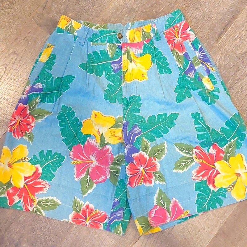 Tropical Printed Shorts - Etsy