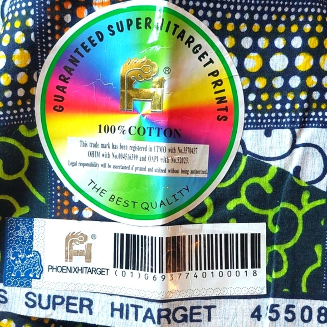 VTG Pheonix Super Hitarget African Batik 6 Yards Fabric NOS - Etsy