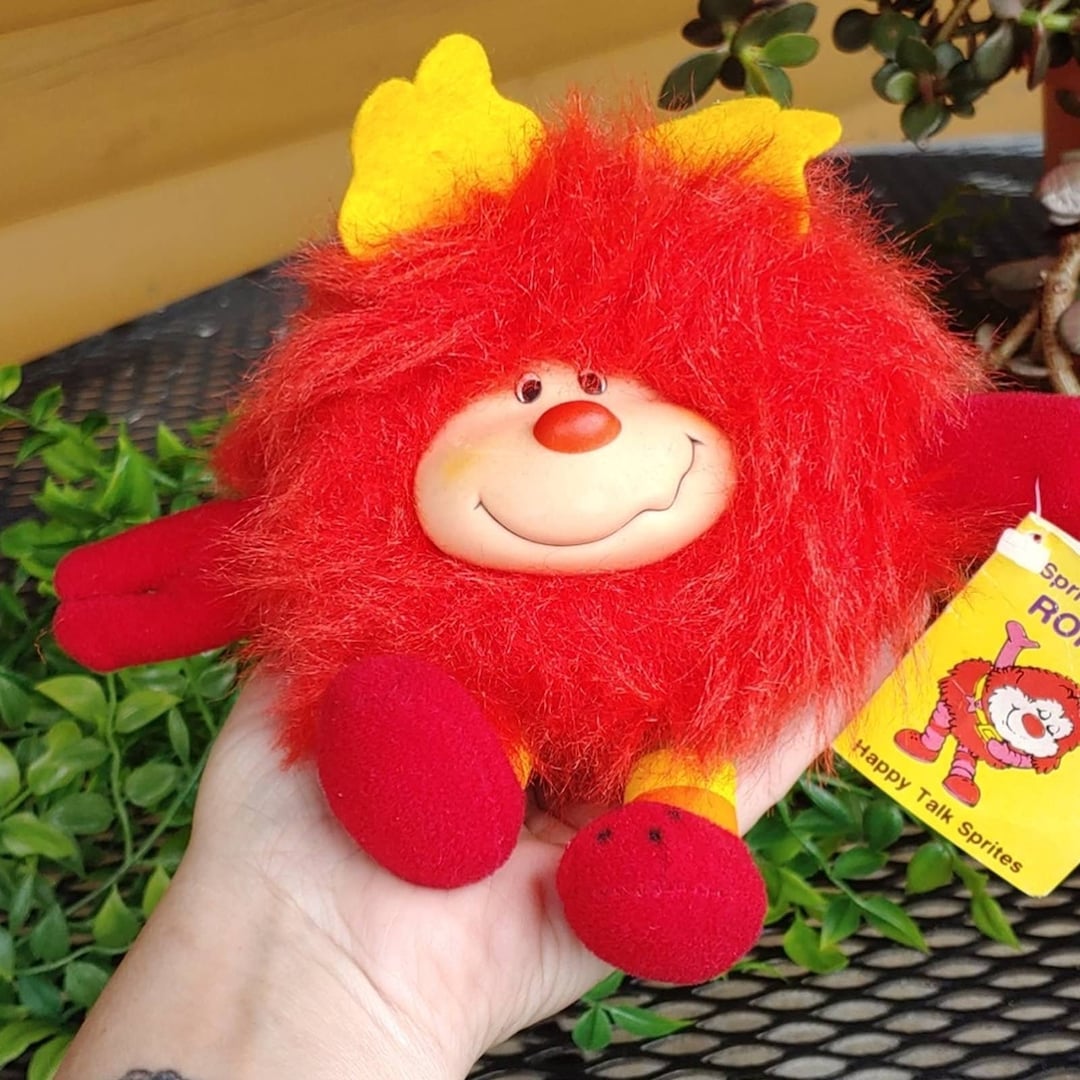 Vintage Taco Bell Sprite Talk Romeo Red Plush Happy Talk Sprites - Etsy