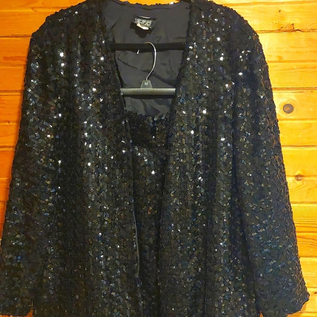 Vintage Lady Helene Plus Size Holiday 2 Pc Outfit Jacket & Skirt ...