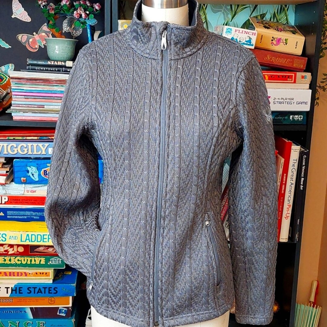 Women's Cable Knit SPYDER Tek Jacket Major Med NWOT - Etsy