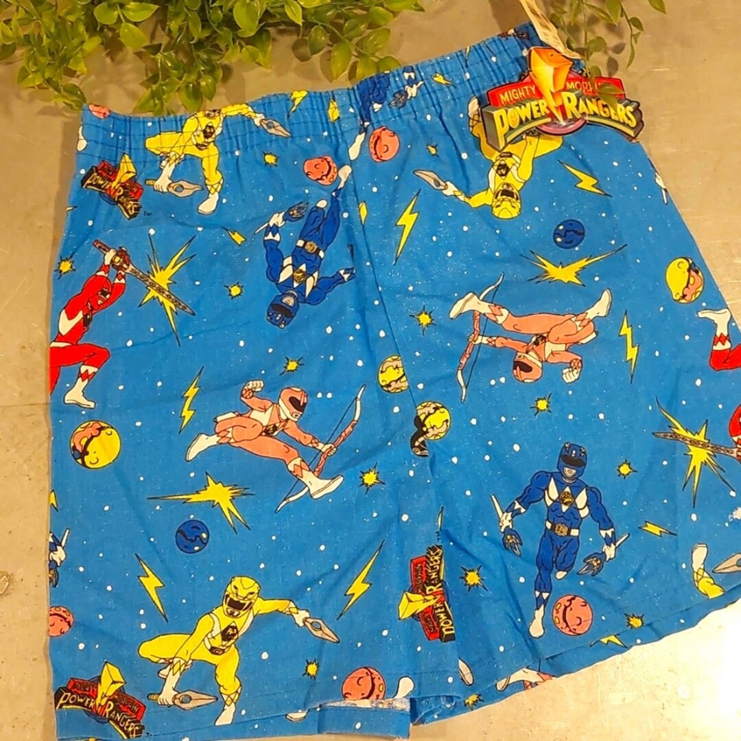 NWT NOS 1994 Mighty Morphin Power Rangers Shorts Boys L - Etsy