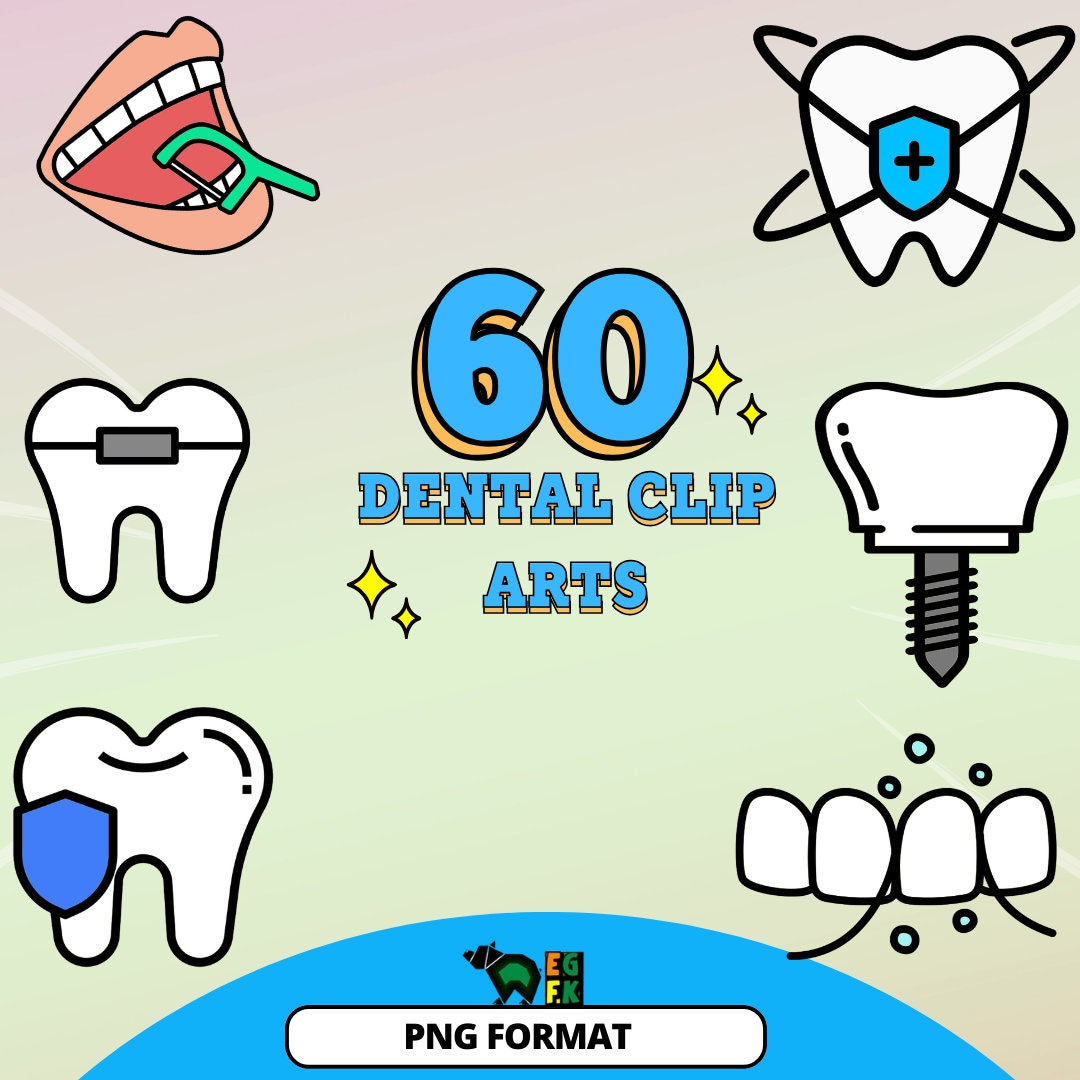 Dental Clipart,tooth Illustrations,dentist Graphics,dental Hygiene Art ...