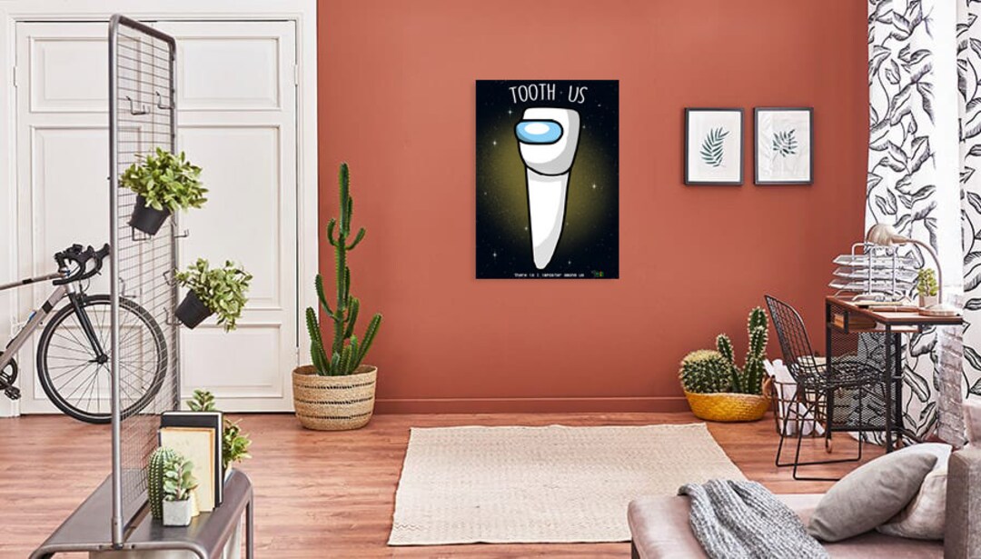 Pin the Face to the Tooth, Among Us, Dental Among Us, Group Games, Pdf ...