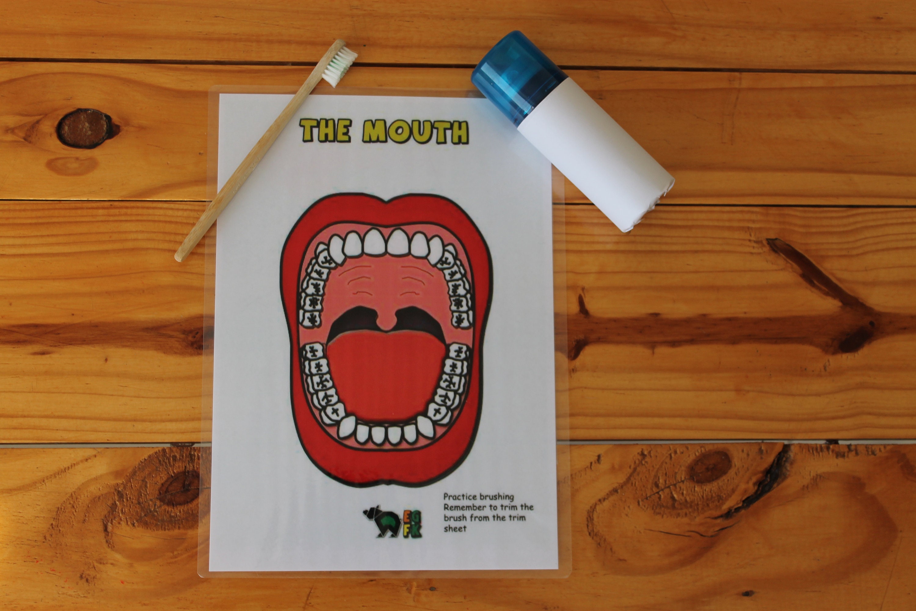 PDF Printable, Brush Your Teeth, Dental Game, Dental Health, Oral ...