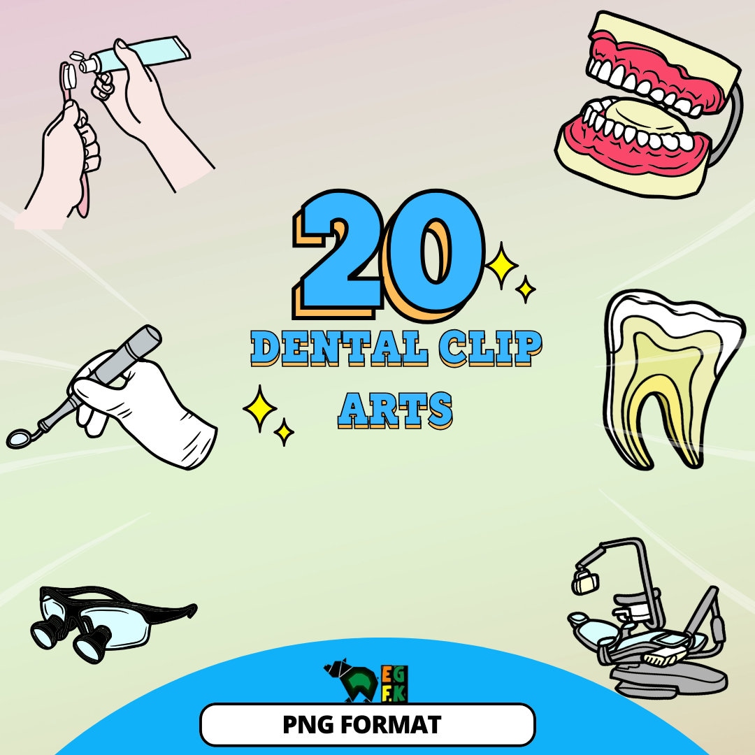 Dental Clipart,tooth Illustrations,dentist Graphics,dental Hygiene Art ...